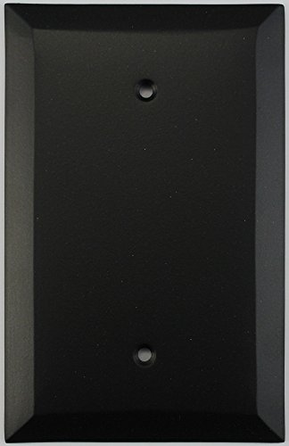 Classic Accents, Inc.: Jumbo Matte Black 1 Gang Black Switch Plate