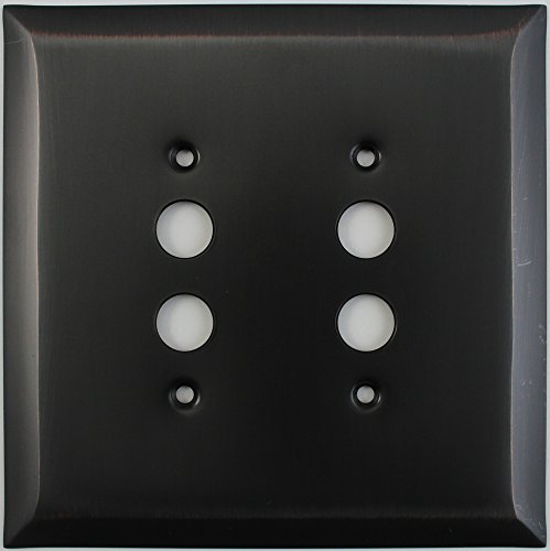 Classic Accents, Inc.: Jumbo Stamped Oil Rubbed Bronze Two Gang Push ...