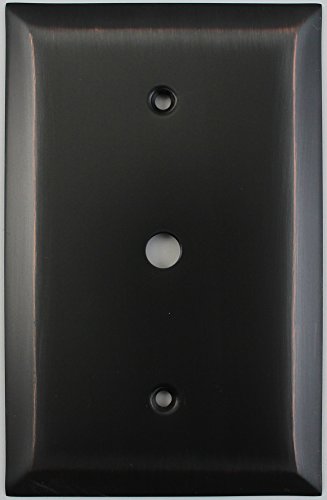 Classic Accents, Inc.: Jumbo Stamped Oil Rubbed Bronze One Gang Cable ...