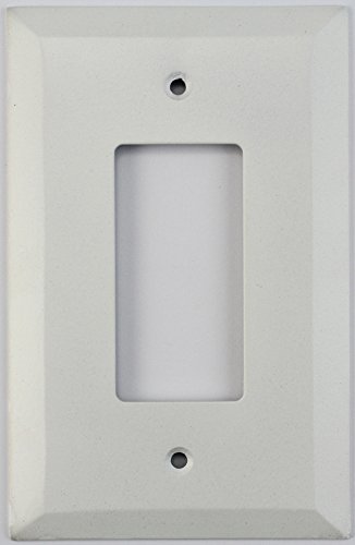 Classic Accents, Inc.: Jumbo Matte White 1 Gang GFCI/Rocker Switch Plate