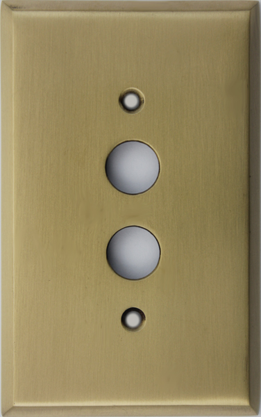 Antique Brass (A) | Push button light switches and cover plates